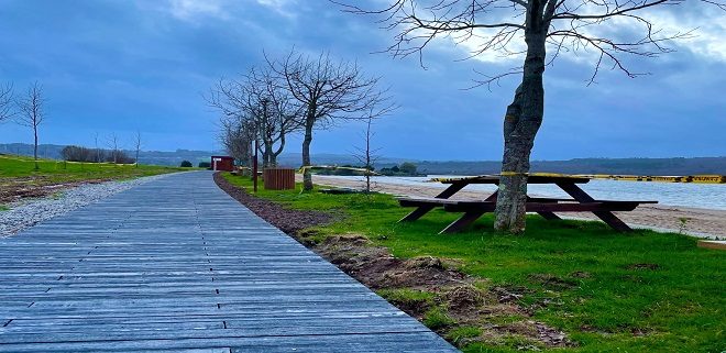 Construcción en el lago de As Pontes de un acceso peatonal - Galicia ...