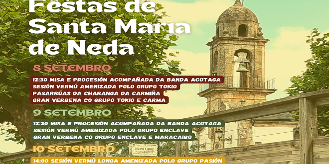 Neda celebra este fin de semana sus fiestas patronales en honor a Santa ...