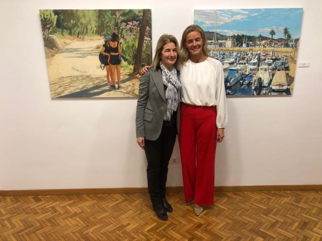 La pintora "ferrolana" Begoña Sicre expone en el Real Liceo Casino de ...